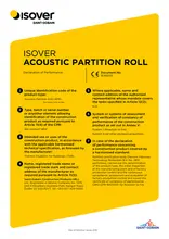 Acoustic Partition Roll (APR) | Isover IRELAND