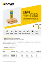 Acoustic Partition Roll (APR) | Isover IRELAND