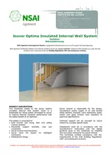 Dry lining solution for stone walls using Optima | Isover IRELAND